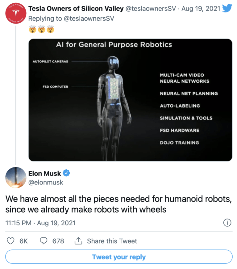 Tesla Reveals Plans for Humanoid Robot and Supercomputer Chip at AI Day ...